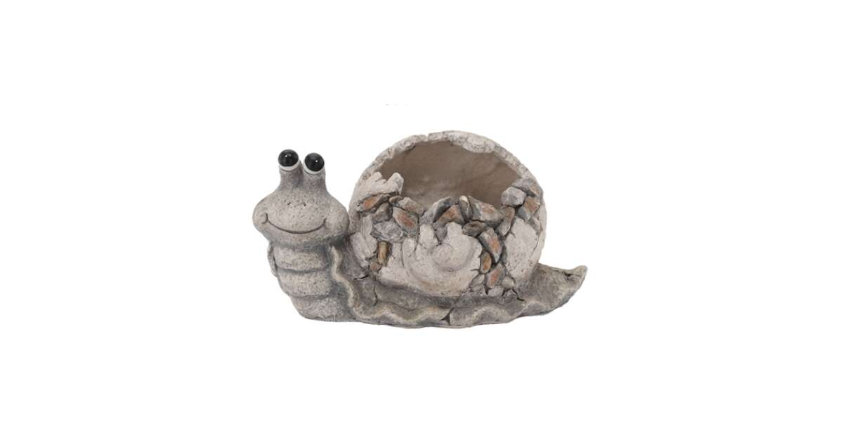 Csigás dekoratív kerti lámpa - 34,5x17,2x18 cm | Pepita.hu