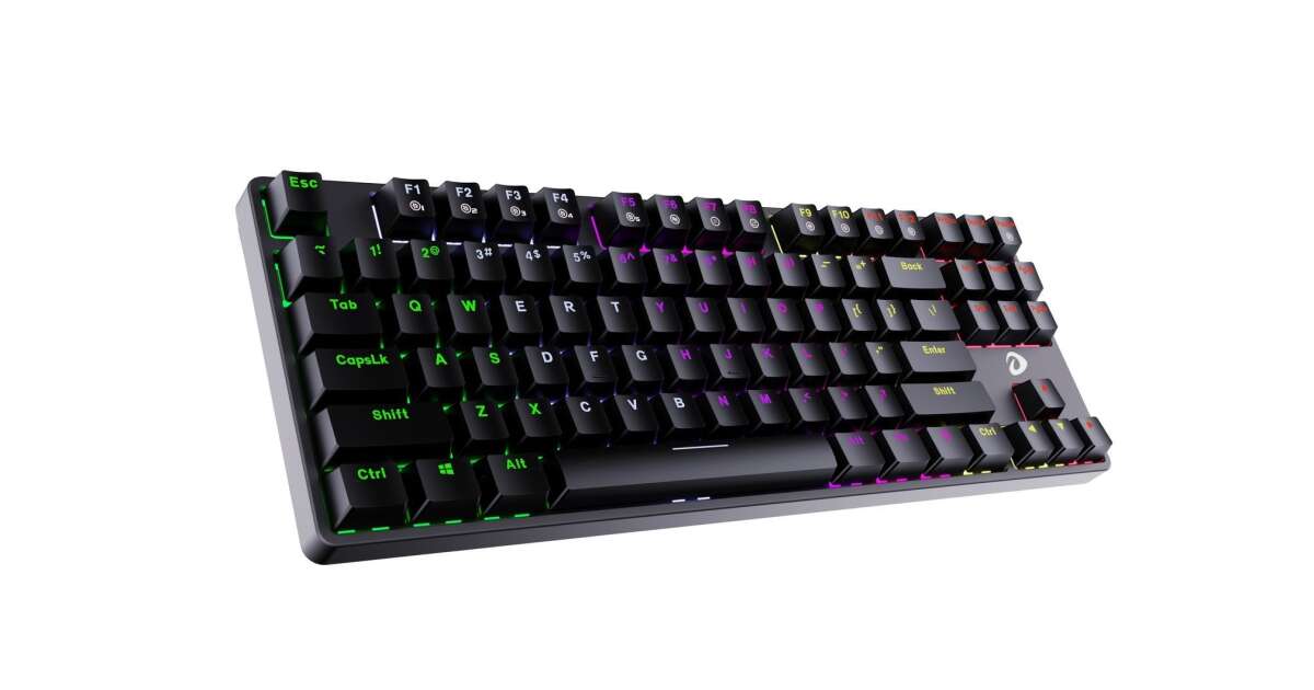Dareu EK880 Gaming Billentyűzet, Mechanikus, RGB megvilágítás, USB ...