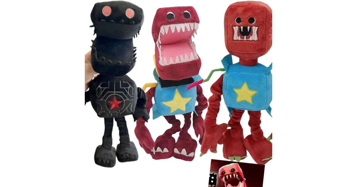 Roblox Rainbow Friends Plüss, fekete Boxy Boo | Pepita.hu