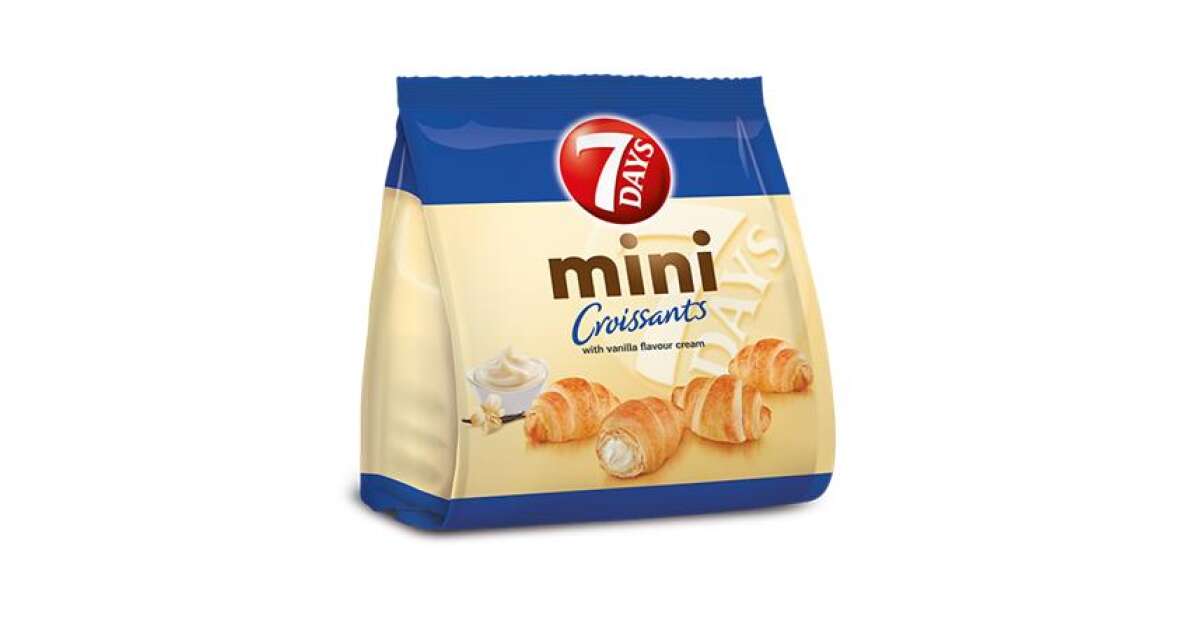 7DAYS Croissant, 200 g, 7DAYS Mini, vaníliakrémmel | Pepita.hu