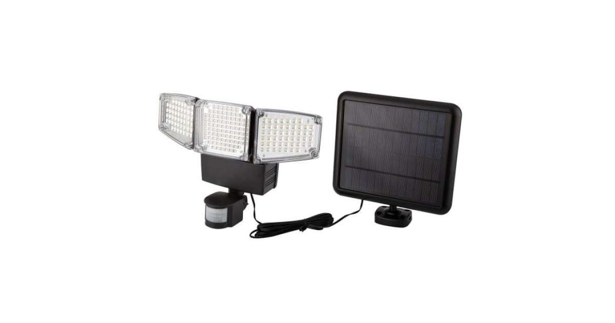 Wand-Solarlampe, LED, Bewegungsmelder, 2 Beleuchtungsmodi, 10 W, 1000 ...