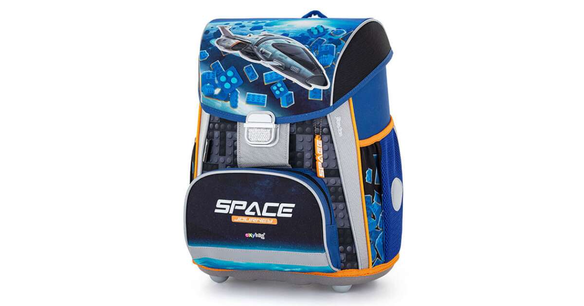 Űrhajós Prémium anatómiai iskolatáska szett - kék - Space Journey 54536305