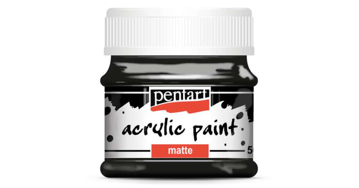 Pentart matt akrilfesték 50 ml - fekete | Pepita.hu Pentart matt akrilfesték 50 ml - fekete | Pepita.hu