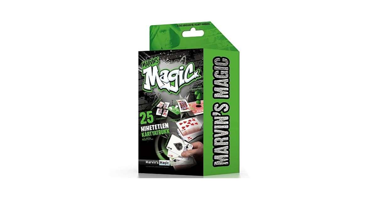 Marvins Magic - 25 Hihetetlen kártyatrükkök bűvész szett | Pepita.hu