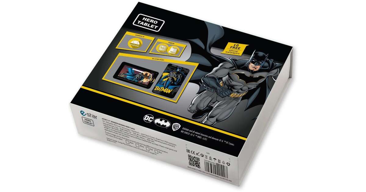 eSTAR Batman Hero Kids 7“ 16GB 2GB RAM Tablet, Fekete | Pepita.hu