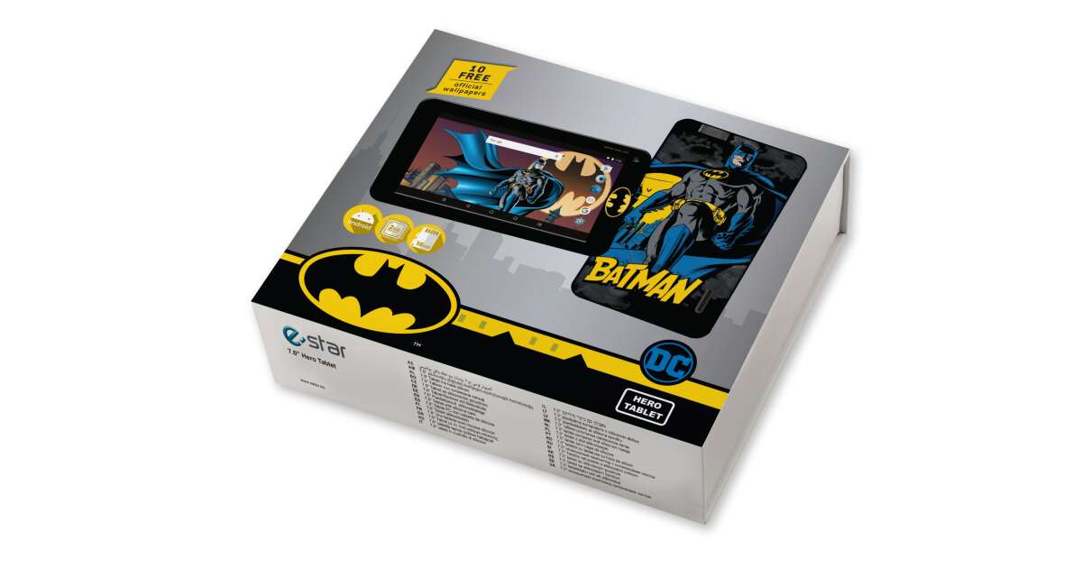 eSTAR Batman Hero Kids 7“ 16GB 2GB RAM Tablet, Fekete | Pepita.hu
