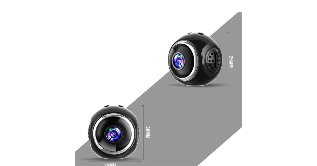 Mini Spy Camera Trendmark x11, microSD kártya 16g, WI-FI, 1080p, HD ...