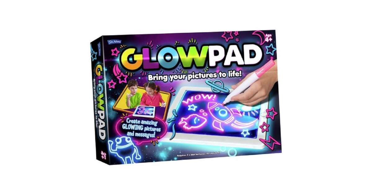 Neon rajztábla, glow pad | Pepita.hu