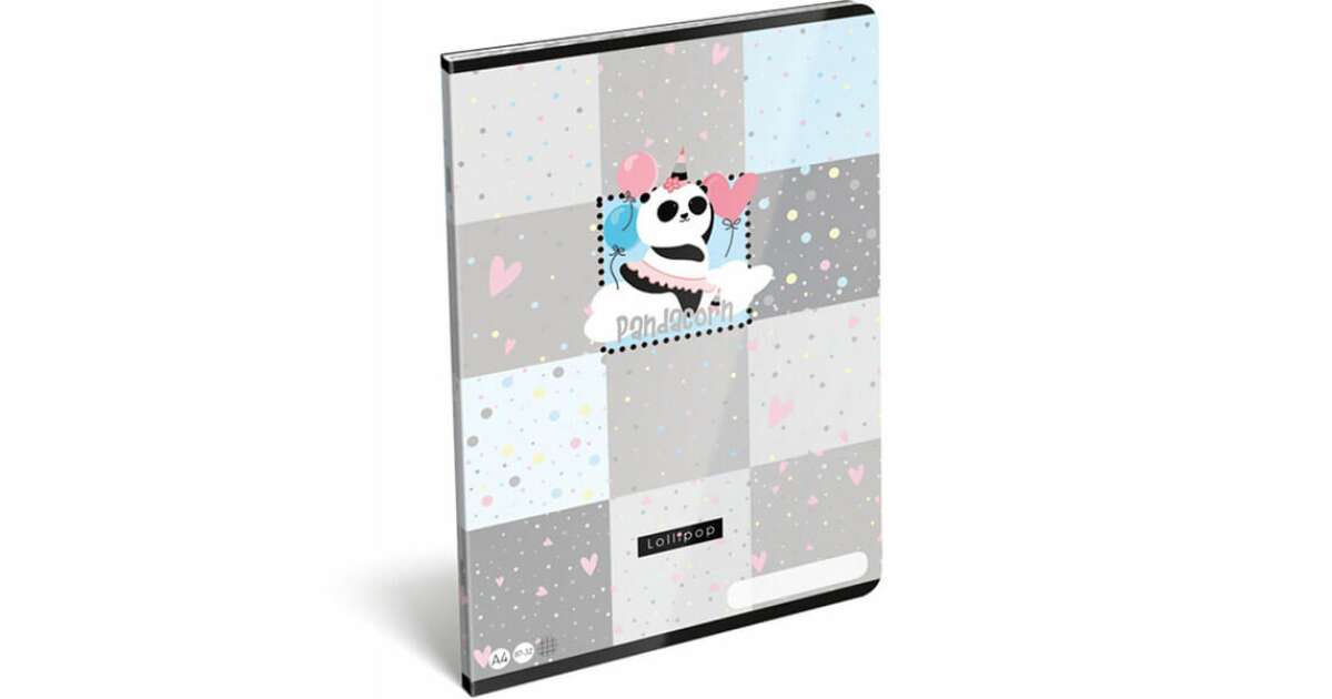 Pandacorn: Caiet cu pătrățele, 32 foi - A4 | Pepita.com