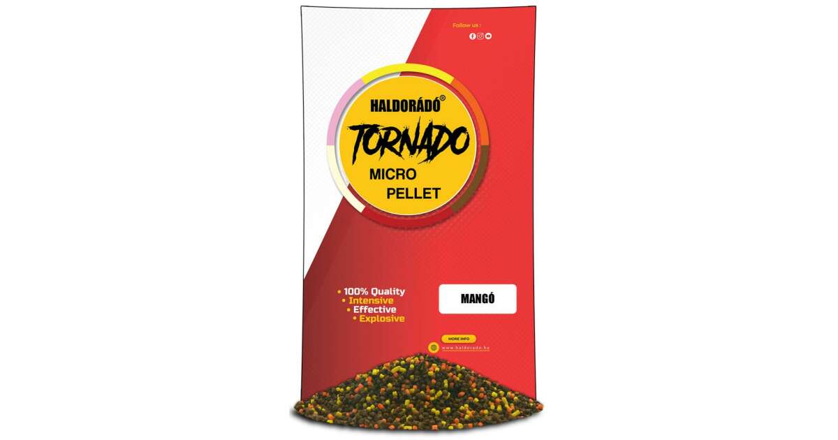 Haldorádó Tornado Mangó Mikro Pellet - 400g | Pepita.hu