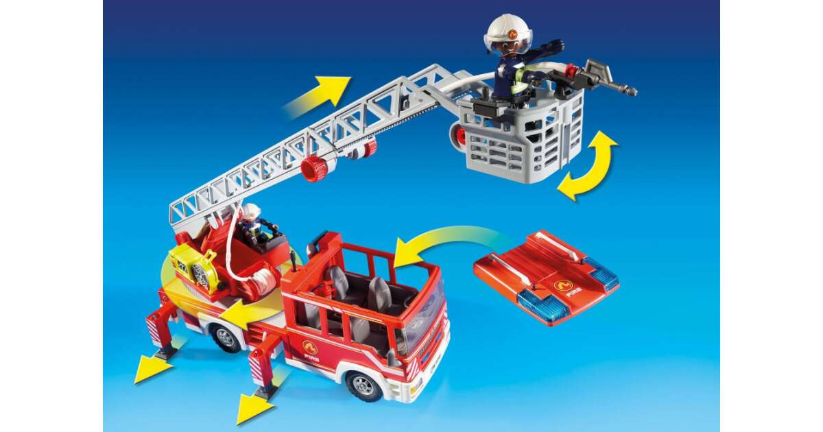 Playmobil 9463 Létrás tűzoltóautó | Pepita.hu