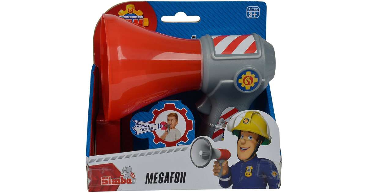 Simba Toys Sam, a tűzoltó - Megafon (109258699038) | Pepita.hu
