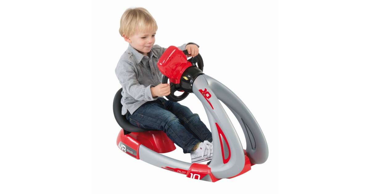 Smoby 370206 Pilot V8 autós szimulátor fénnyel és hanggal | Pepita.hu