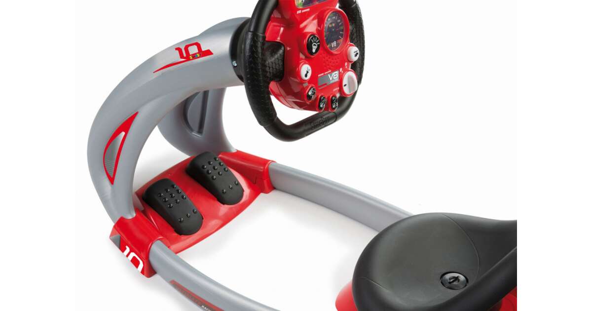 Smoby 370206 Pilot V8 autós szimulátor fénnyel és hanggal | Pepita.hu