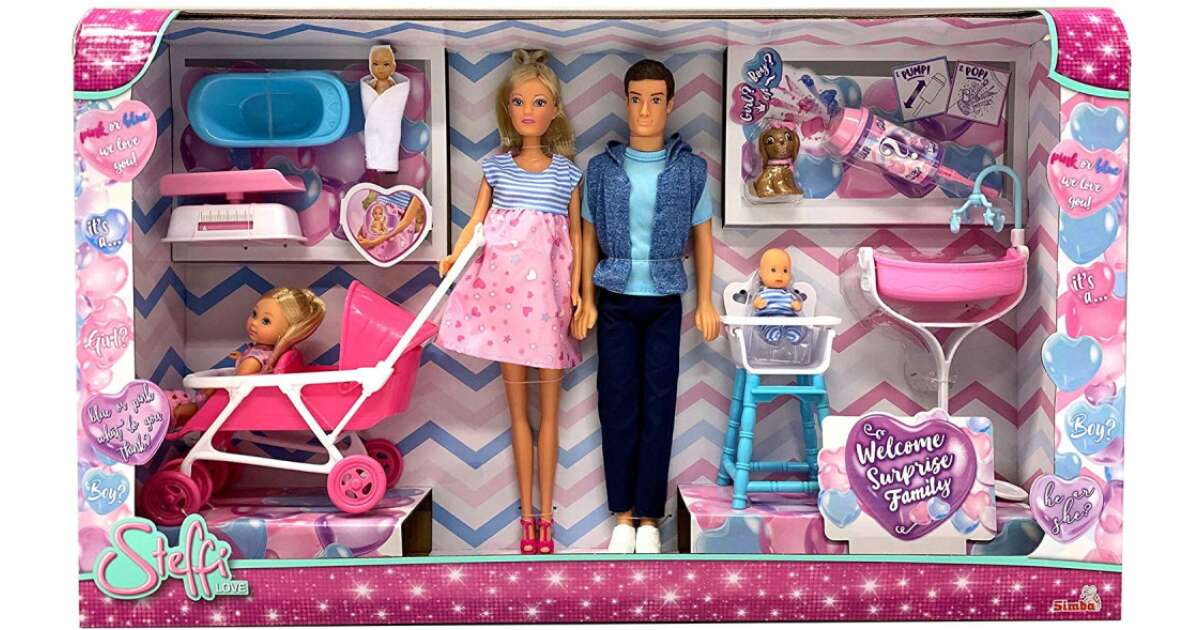 Steffi Love - Terhes Steffi és Kevin barbie baba gyerekeikkel ...