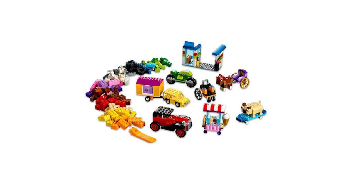 Lego Classic 10715 Kockák és kerekek | Pepita.hu