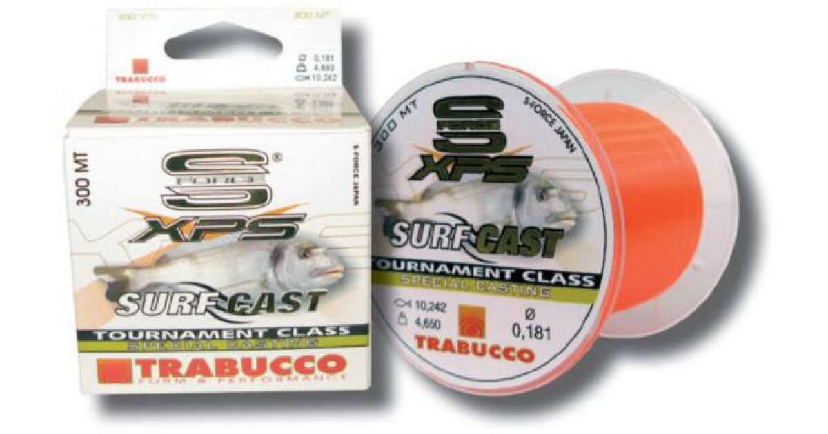 Trabucco S-Force Xps Surf Cast 300 m 0,35 mm fir de pescuit | Pepita.com
