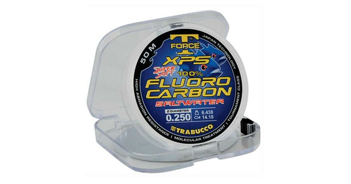 Trabucco T-Force Xps Fluorocarbon Saltwater 2013 50 m 0,40 mm fir de ...