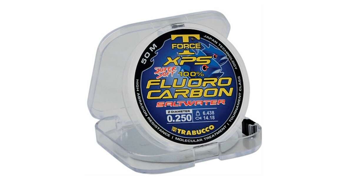 Trabucco T-Force Xps Fluorocarbon Saltwater 2013 50 m 0,25 mm fir de ...