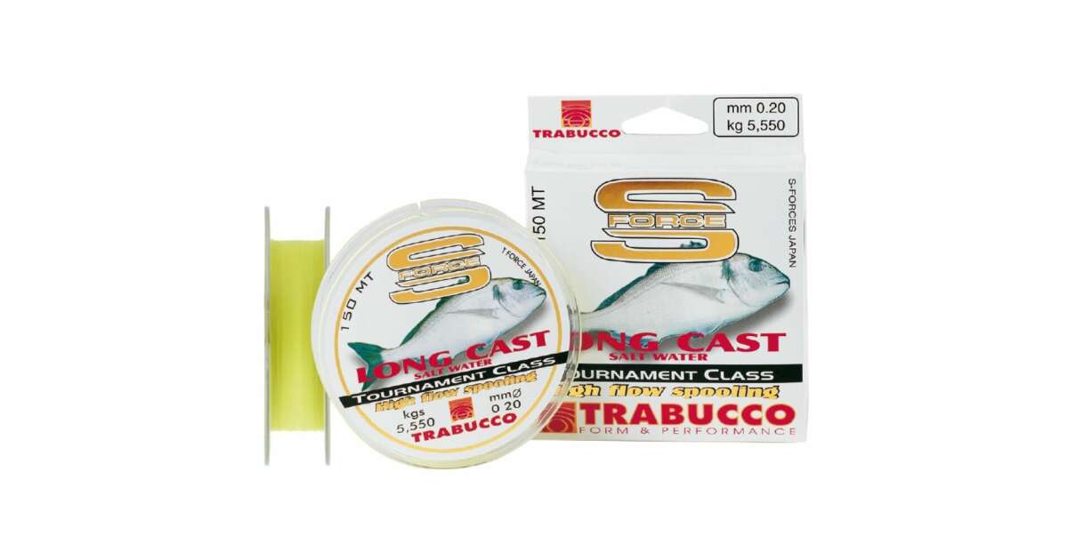 Trabucco S-Force Long Cast 150 m 0,25 mm fir | Pepita.com