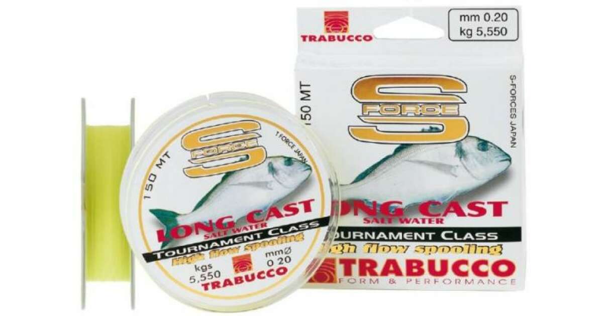 Trabucco S-Force Long Cast 150 m 0,18 mm fir de pescuit | Pepita.com
