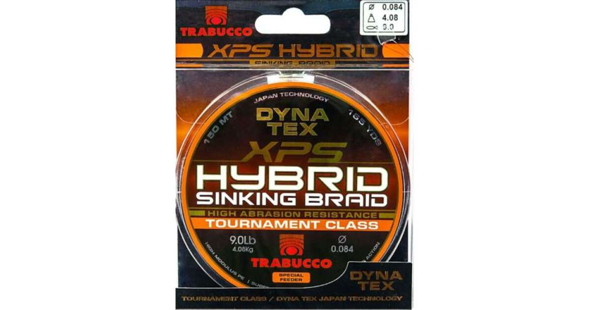 Trabucco Dyna-Tex Xps Hybrid 150 m 0,104 mm 5.44 kg fir textil ...