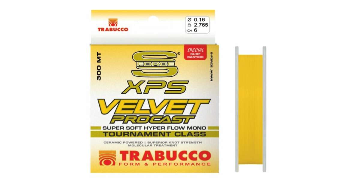 Trabucco S-Force Xps Velvet Pro Cast 600 m 0,22 mm fir | Pepita.com