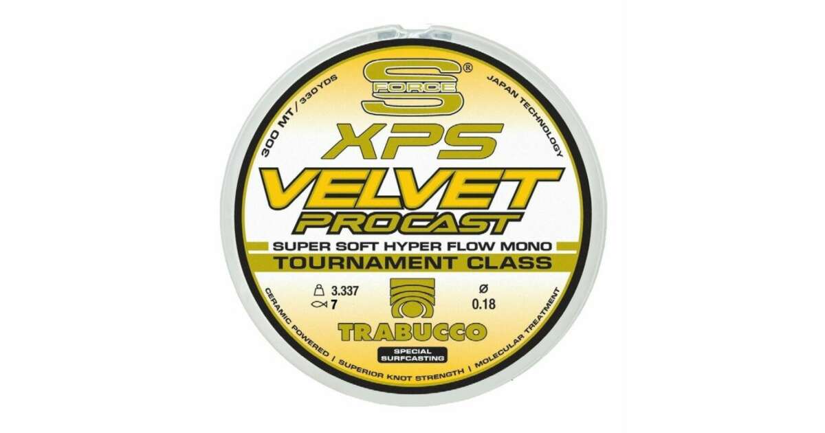 Trabucco S-Force Xps Velvet Pro Cast 300 m 0,30 mm fir de pescuit ...