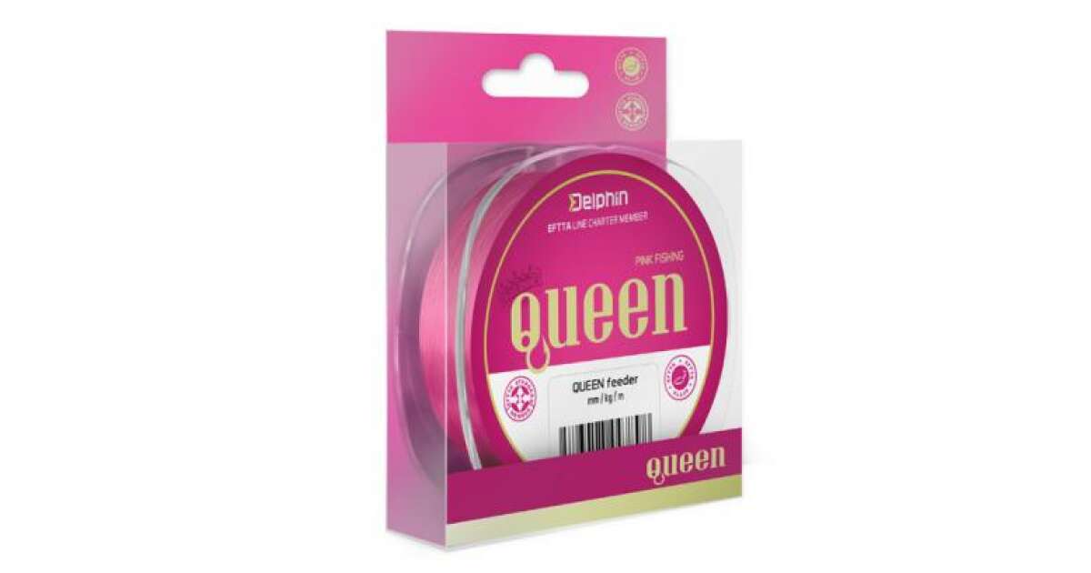 Delphin QUEEN Feeder rózsaszín 0,20mm 3,4kg 5000m zsinór | Pepita.hu