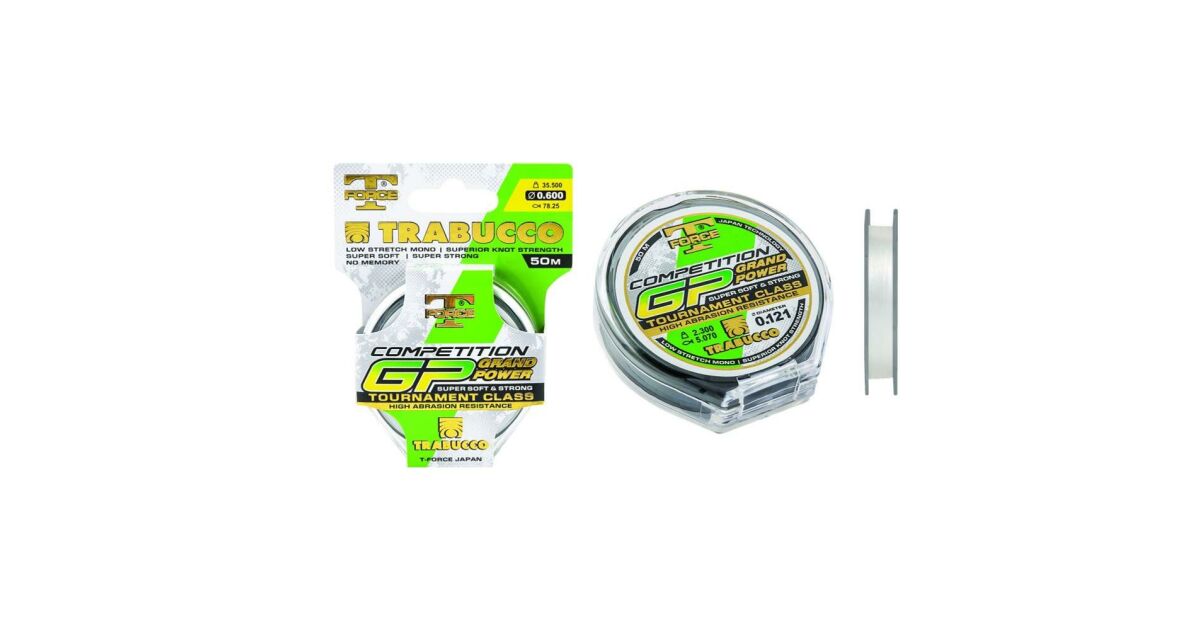 Trabucco T-Force Competition Grand Power 25 m 0,20 mm fir monofilament ...
