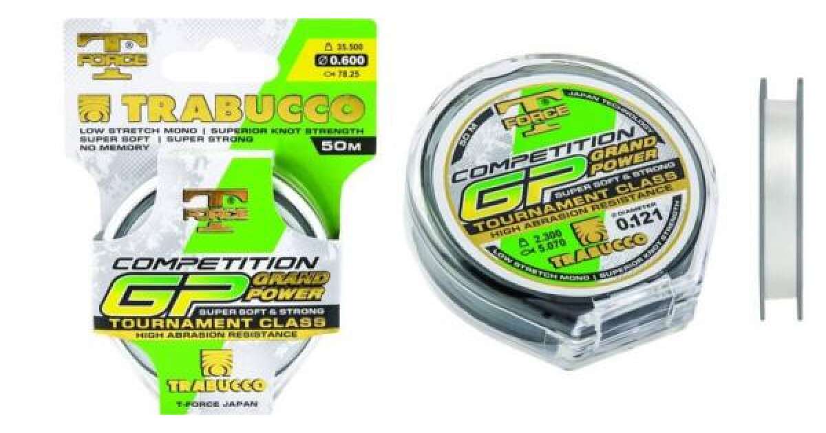 Trabucco T-Force Competition Grand Power 50 m 0,25 mm fir monofilament ...