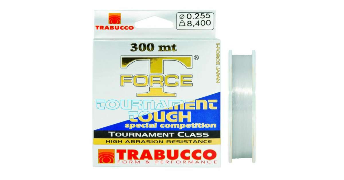 Trabucco T-Force Tournament Tough 300 m 0,20 mm fir | Pepita.com