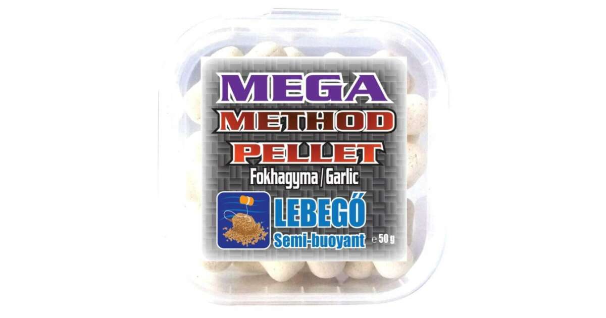 Top Mix Mega method pellet 30g Fokhagyma | Pepita.hu