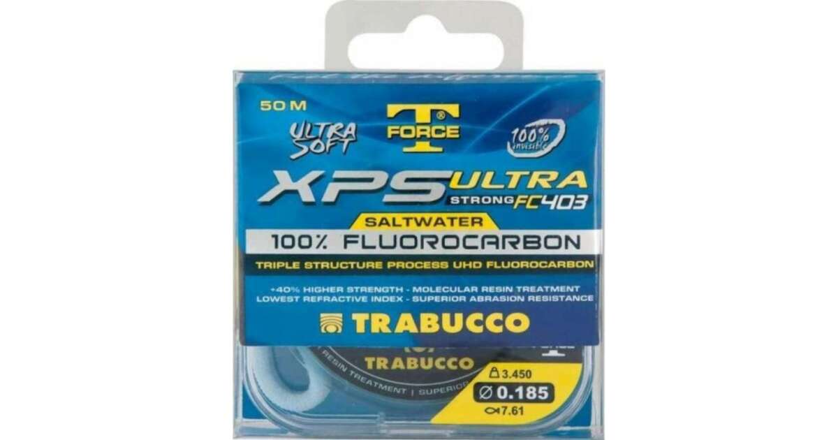 Trabucco T- Force Xps Ultra Fluorocarbon 403 Saltwater 50 m 0,282 mm ...