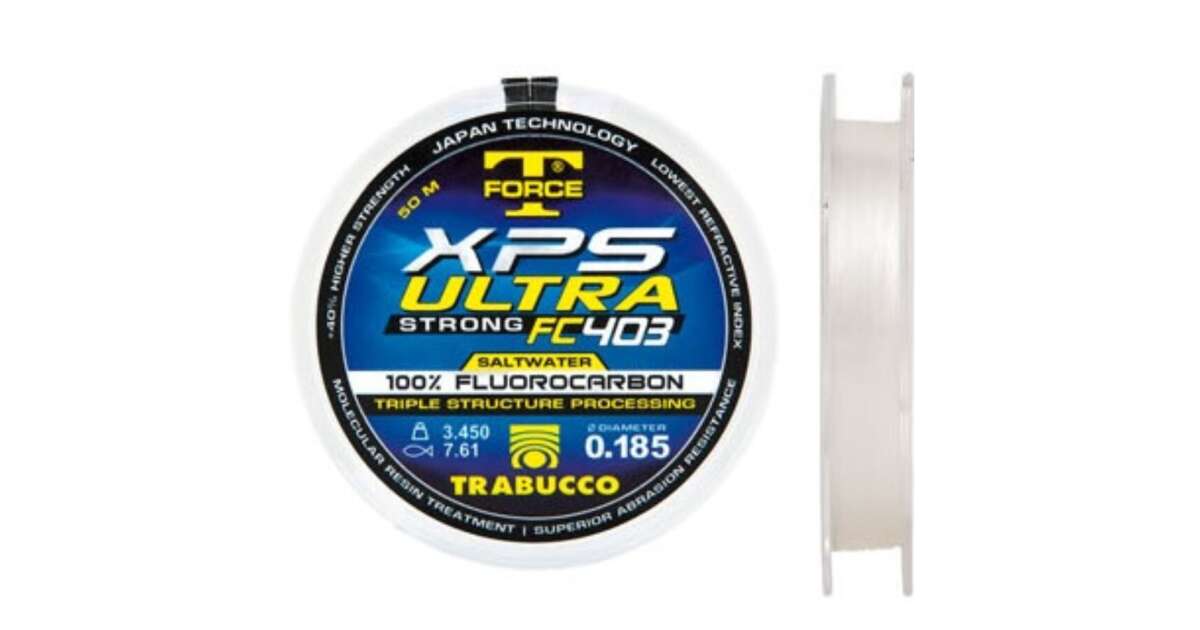 Trabucco T- Force Xps Ultra Fluorocarbon 403 Saltwater 50 m 0,282 mm ...