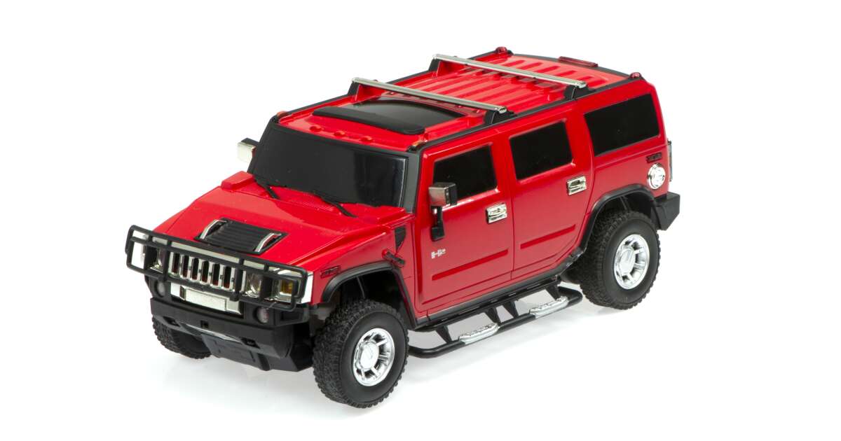 Hummer H2 RC car - license 1:24 red | Pepita.com