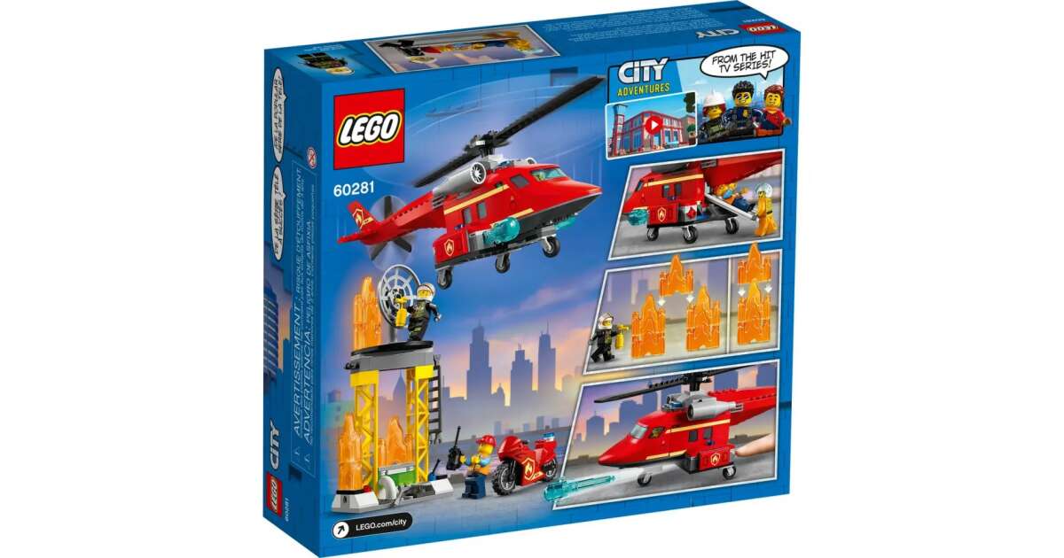 Lego City 60281 Tűzoltó mentőhelikopter | Pepita.hu