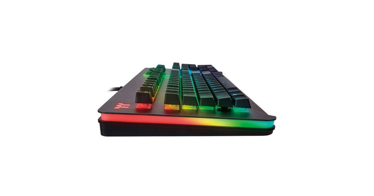 Thermaltake Tt eSports Level 20 RGB Titanium Gaming Cherry MX Blue US ...