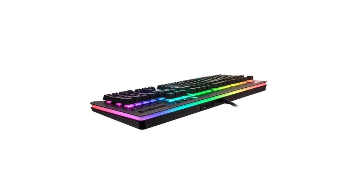 Thermaltake Tt eSports Level 20 RGB Titanium Gaming Cherry MX Blue US ...