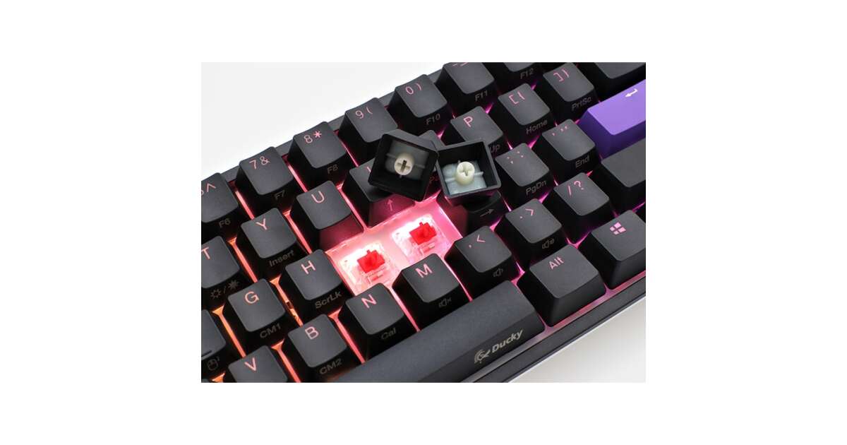 Ducky ONE 2 Mini MX Red RGB LED Magyar V2 (DKON2061ST-RHUALAZT1 ...