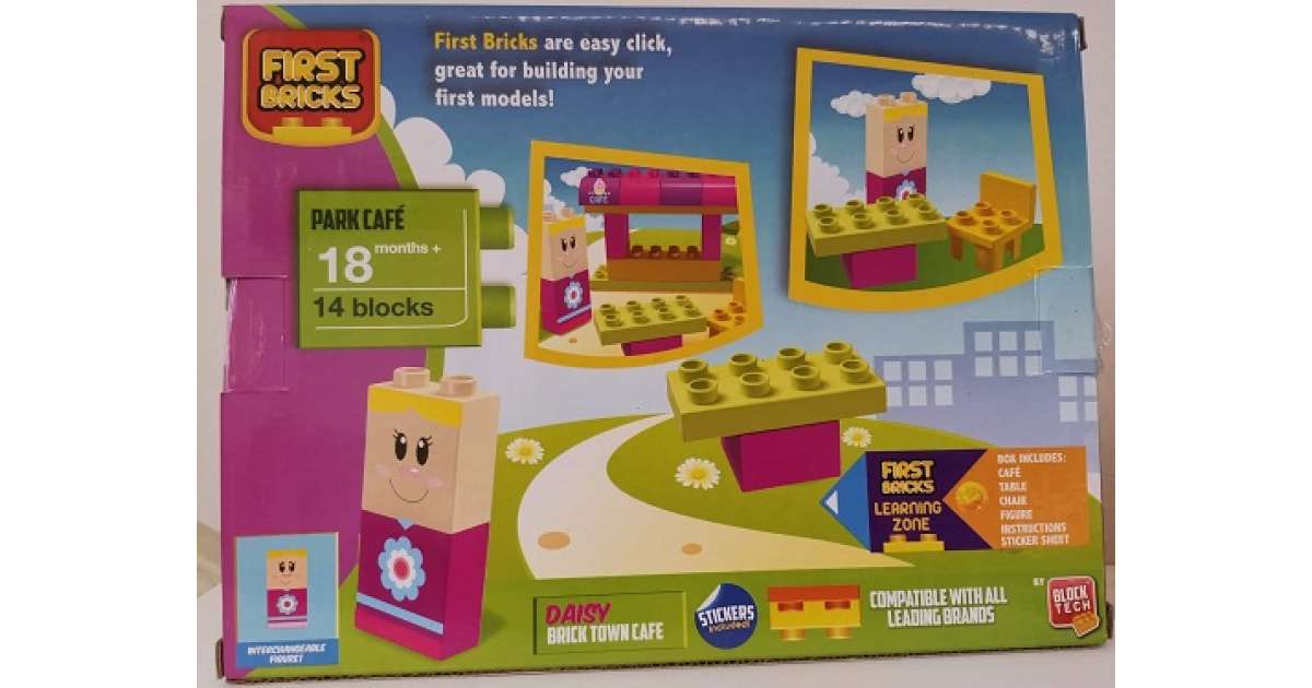 First bricks műanyag Építőjáték - Park kávézó | Pepita.hu