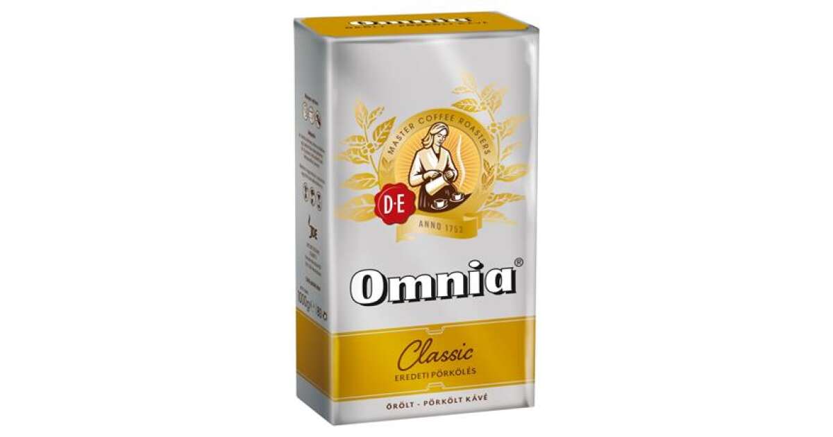 Douwe Egberts Omnia Classic őrölt Kávé 1000g | Pepita.hu