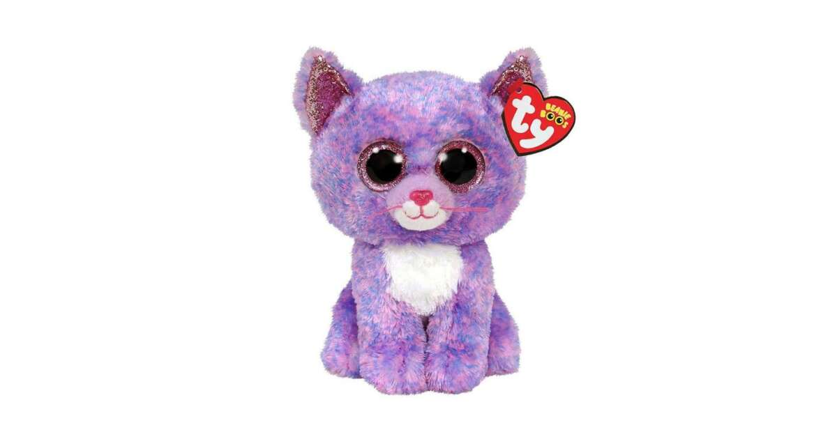 Ty Beanie Boo plüss - Cassidy cica, 24 cm | Pepita.hu