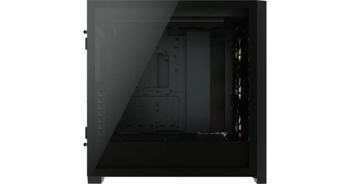 CORSAIR iCUE 5000X RGB Edzett Üveg Mid-Tower Smart Gépház, Fekete (CC ...