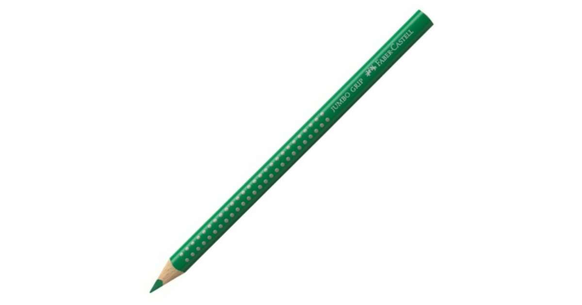 Faber-Castell: Jumbo GRIP coloured pencil green | Pepita.com