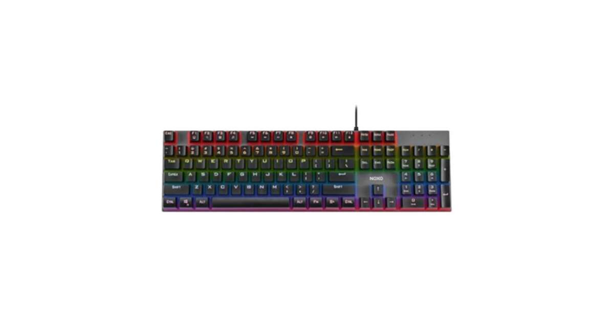 NOXO Retaliation (Red switch) RGB mechanikus gamer billentyűzet | Pepita.hu