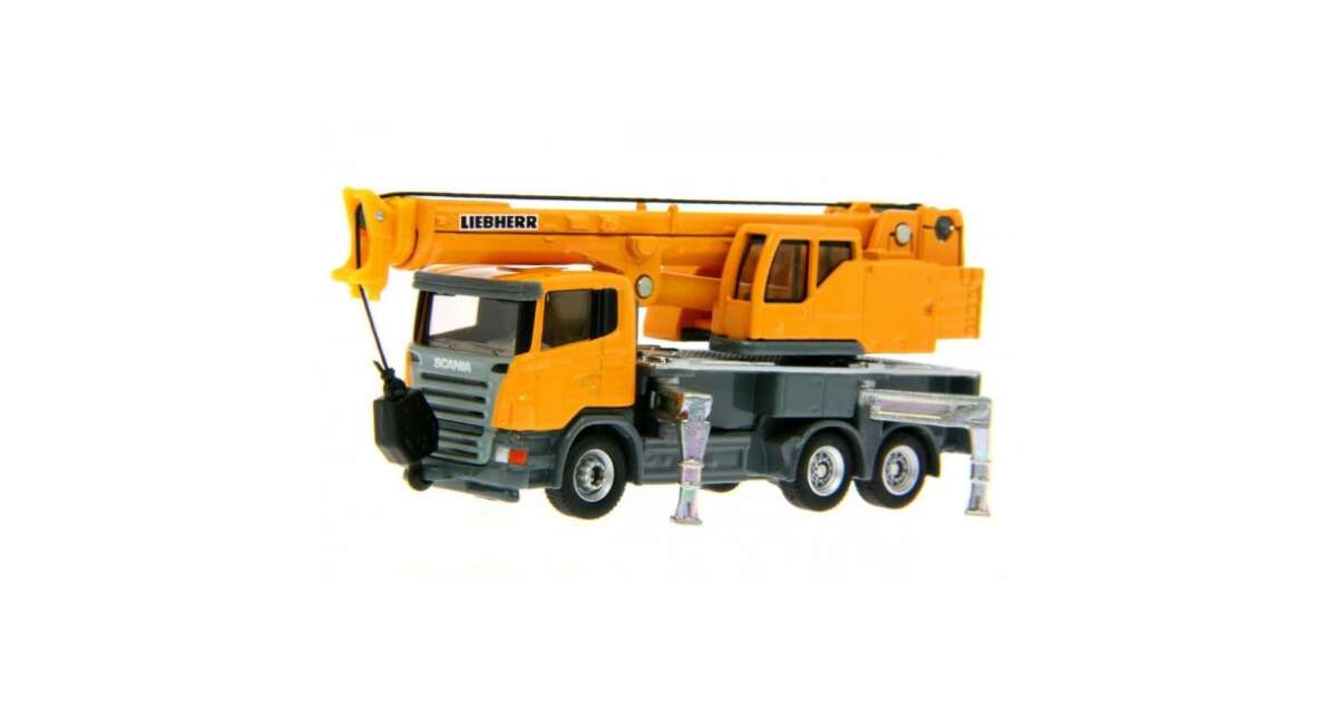 SIKU Scania Kranwagen mit Liebherr-Kran – 1859 | Pepita.com
