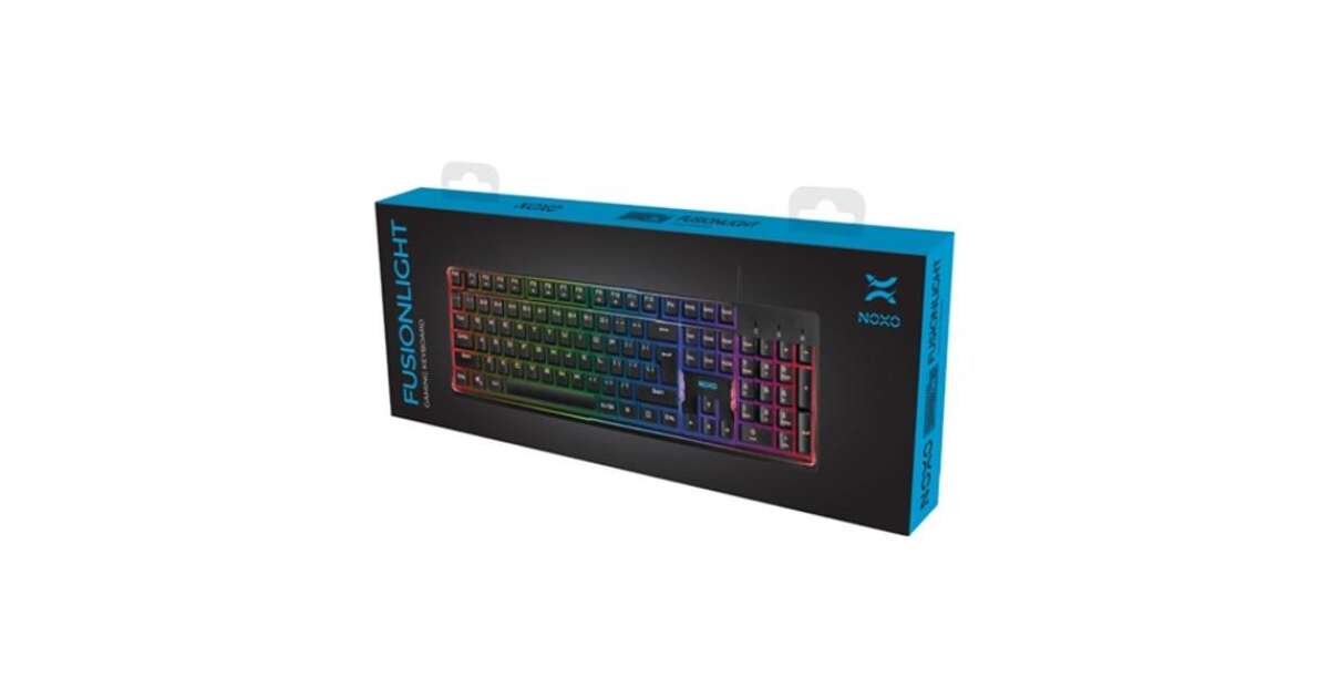NOXO Fusionlight RGB gamer billentyűzet | Pepita.hu