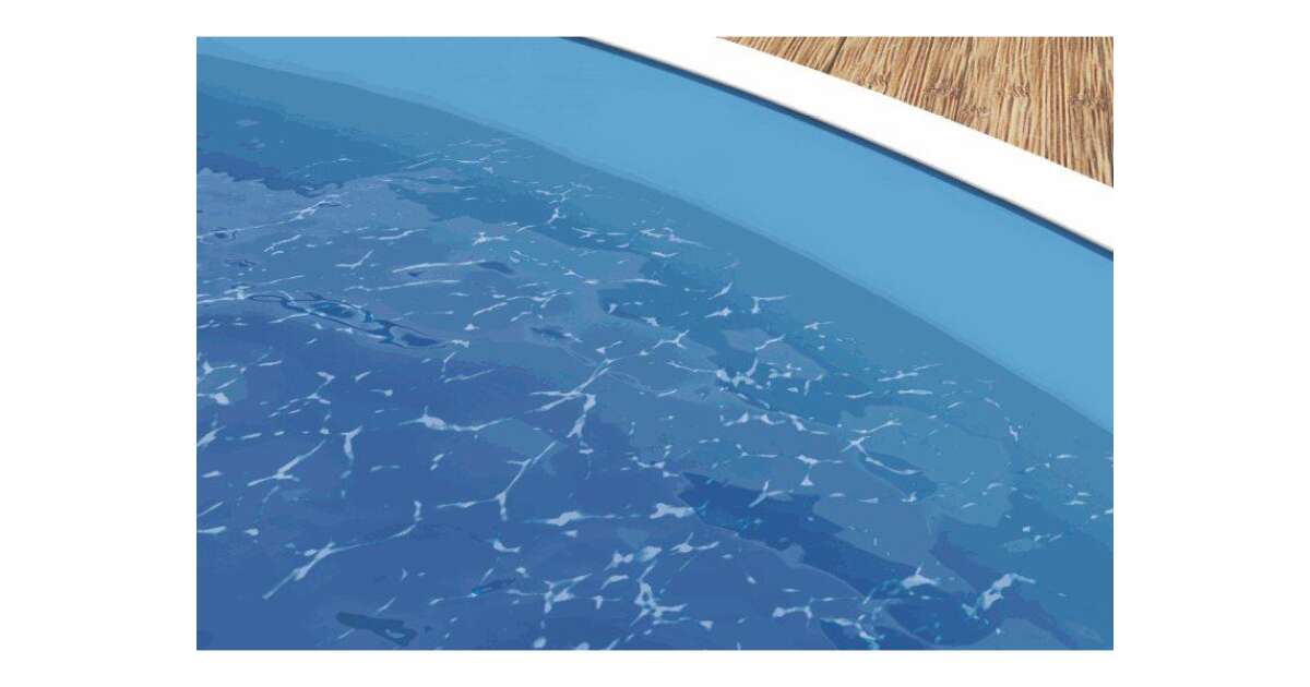 Medence fólia Lagoon 0,25 mm vastag átfedéssel a 3,6 x 0,9 m-es ...