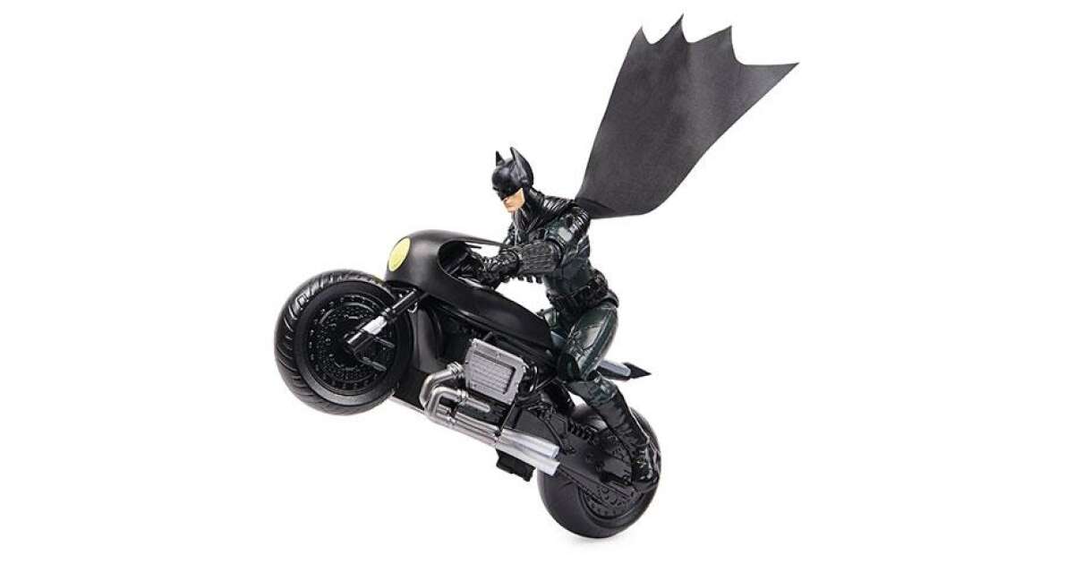 DC Comics - Tha Batman: Batcycle és Batman figura szett - Spin Master ...